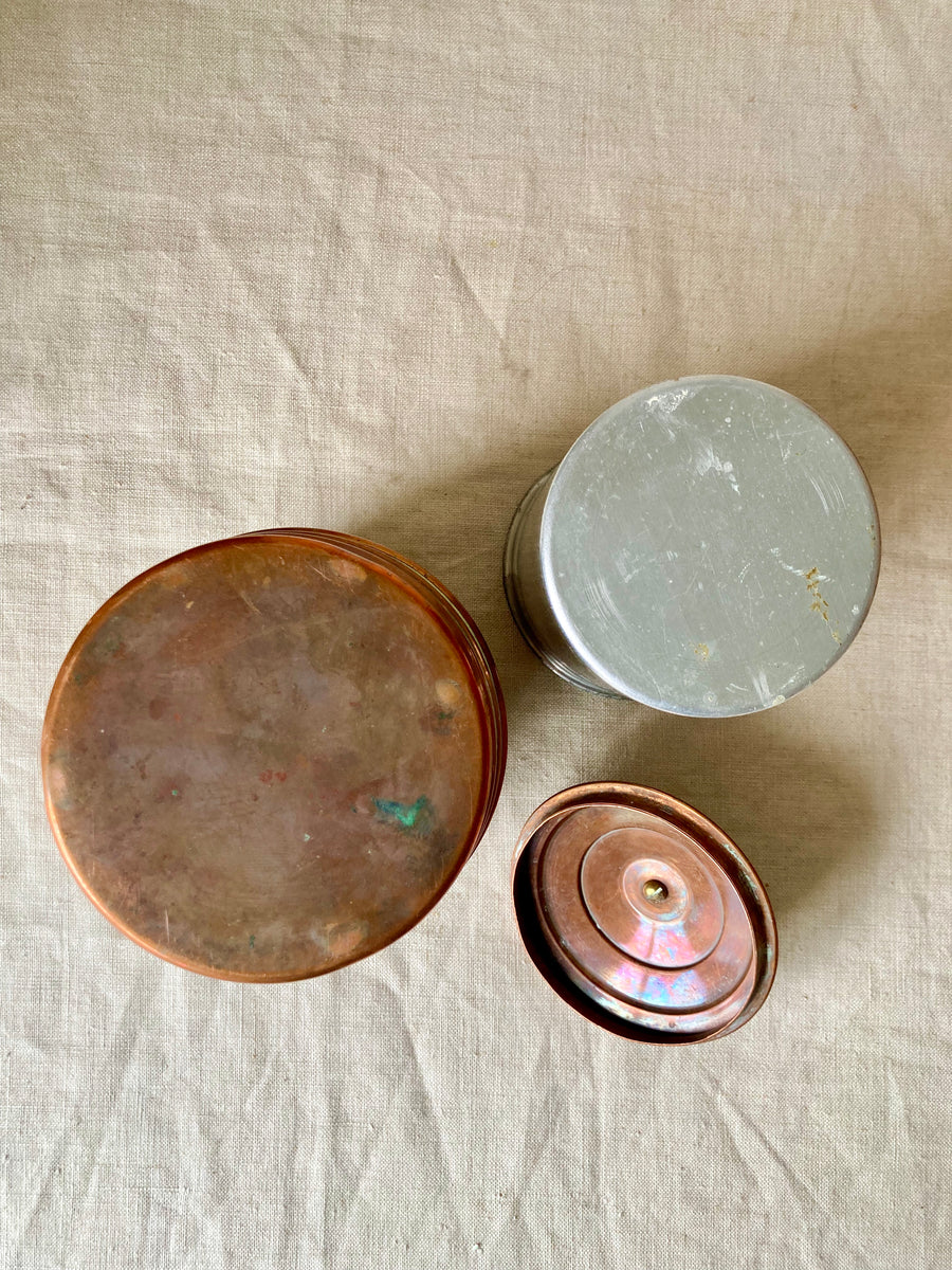Beehive style copper tea caddy – The Vintage Pieces
